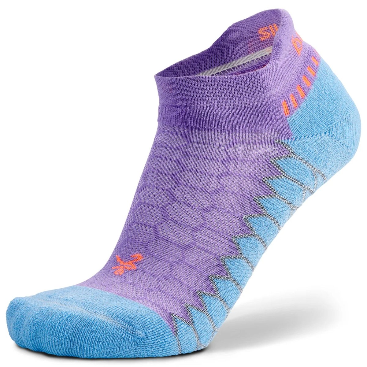 Balega Silver No Show Socks, Lavender – Forza Sports