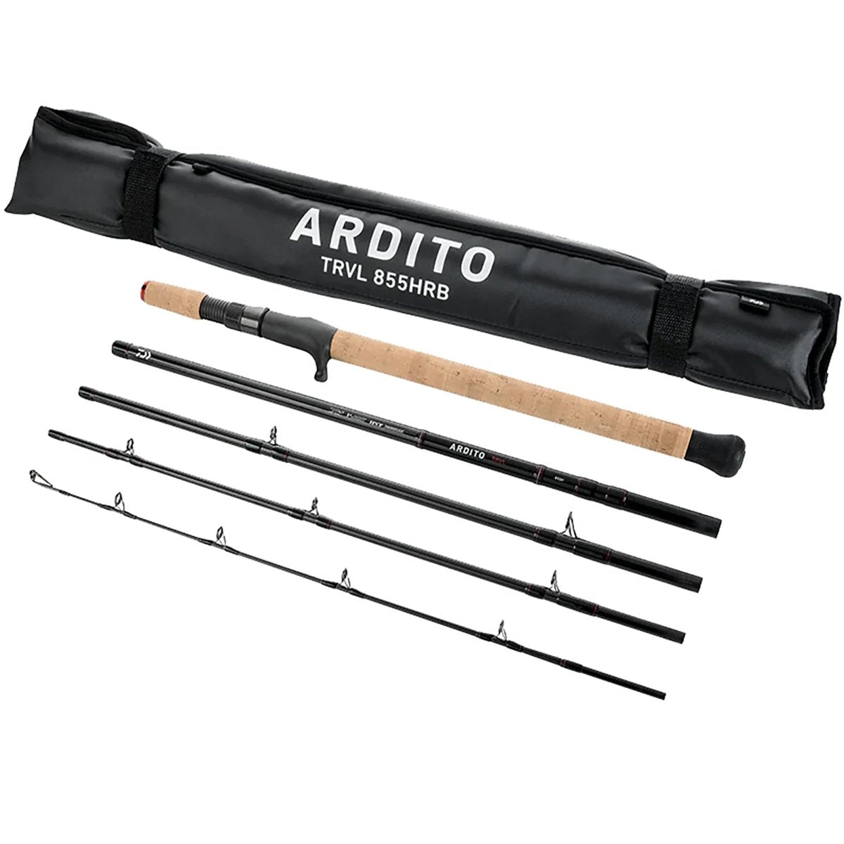 Daiwa 8'5" Ardito Muskie & Pike 5-Piece Travel Casting Fishing Rod ...