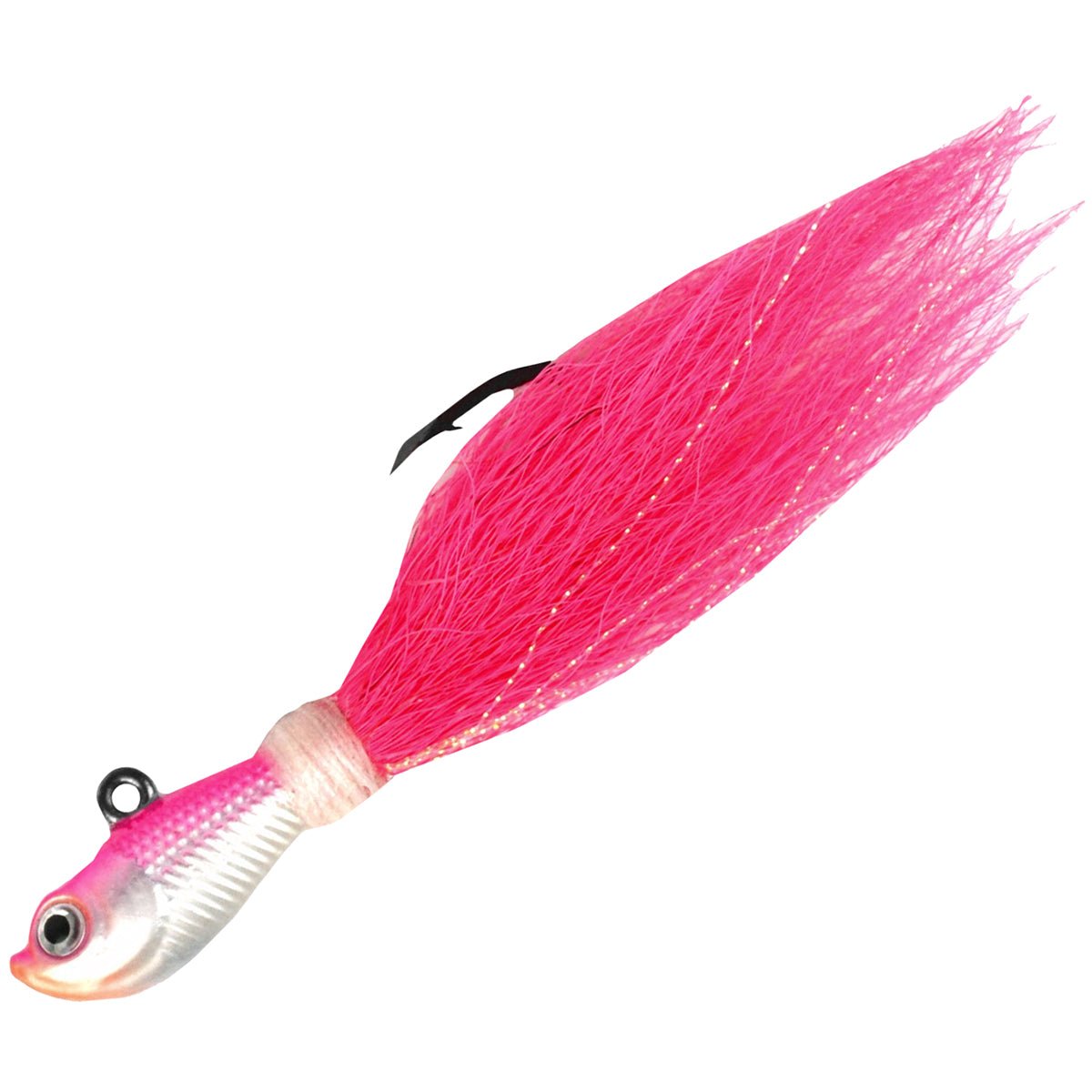 Eagle Claw Trokar Big Nasty Bucktail Jig Saltwater Fishing Lure - Pink ...