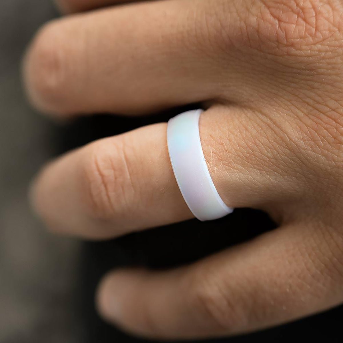 Enso Rings Classic Birthstone Series Silicone Ring Pink Tourmaline