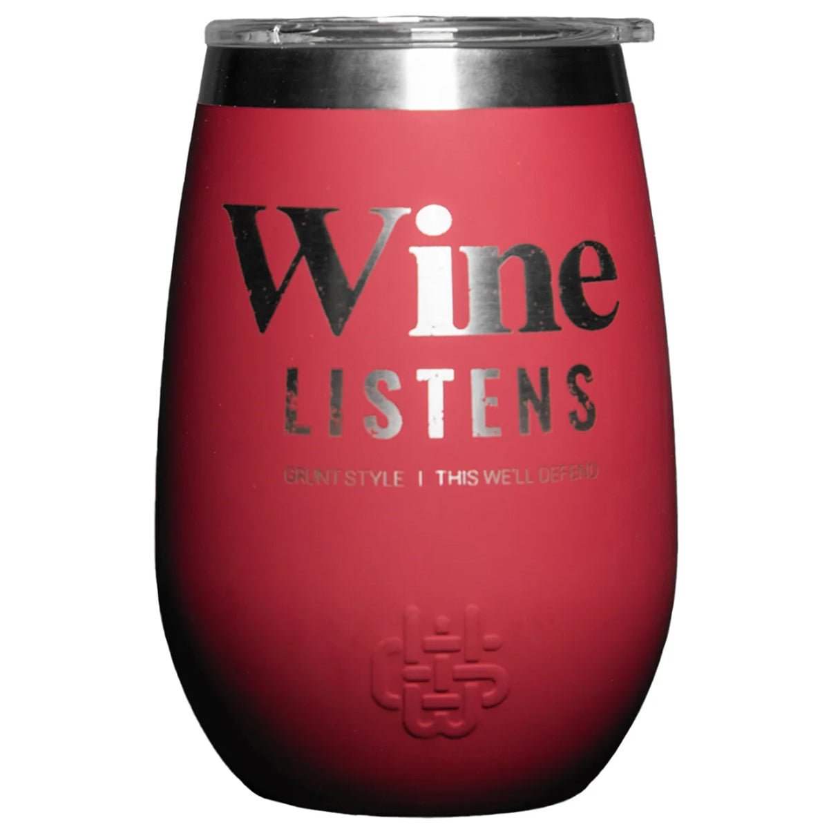 Grunt Style 12 oz. Wine Listens Insulated Stainless Steel Tumbler - Pi ...