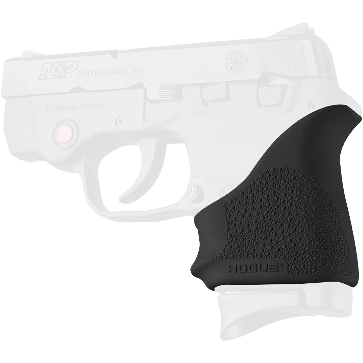 Hogue S&W Bodyguard 380/Taurus TCP & Spectrum HandALL Beavertail Grip ...