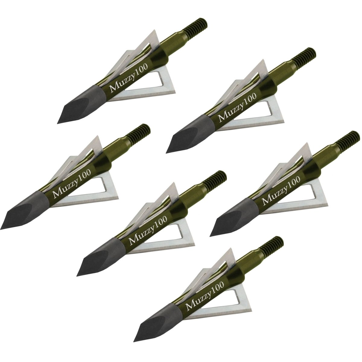 Muzzy 3-Blade Screw-In Broadhead 6-Pack - 100 Grain – Forza Sports