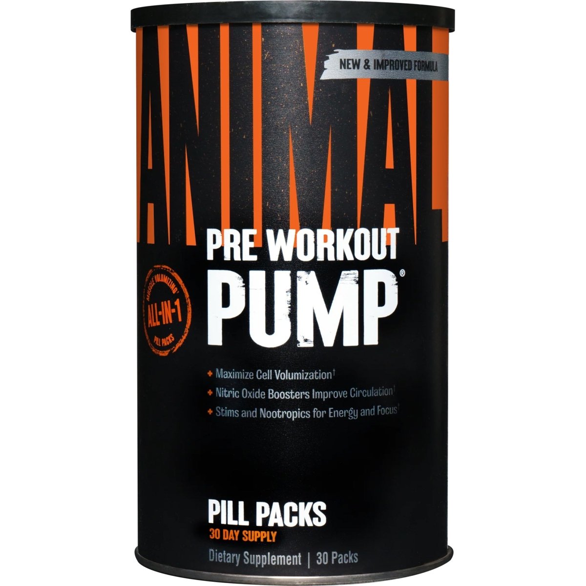 Universal Nutrition Animal Pump Dietary Supplement - 30 Packs – Forza ...