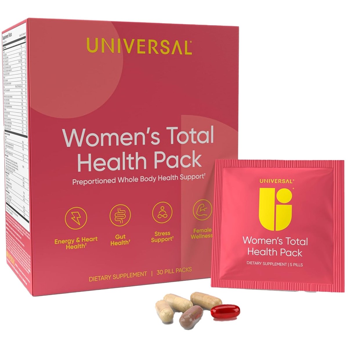 Universal Women's Total Health Pack Dietary Supplement - 30 Packs ...