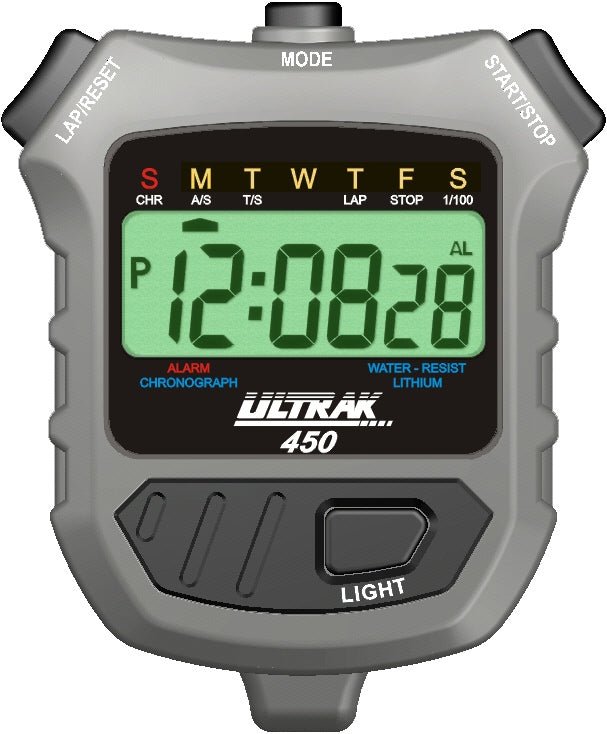 Ultrak 450 Cumulative Split Stopwatch with Electro Luminescent Display ...